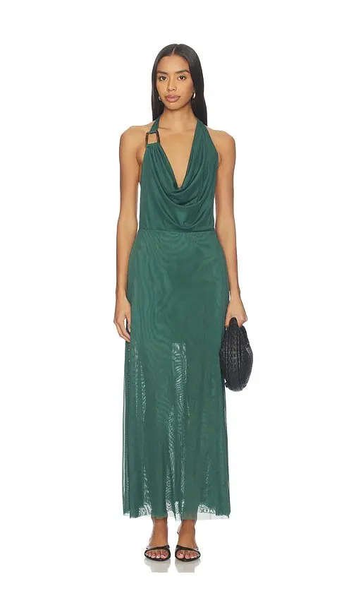 VIX PAULA HERMANNY Caylle Long Dress - Green