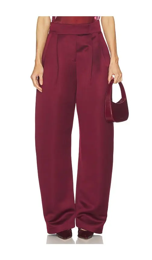 CAMILA COELHO Reese Pant - Garnet