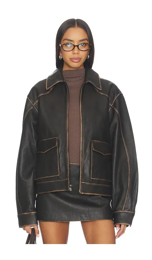 MIMCHIK Pint Leather Jacket