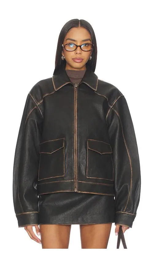 MIMCHIK Pint Leather Jacket