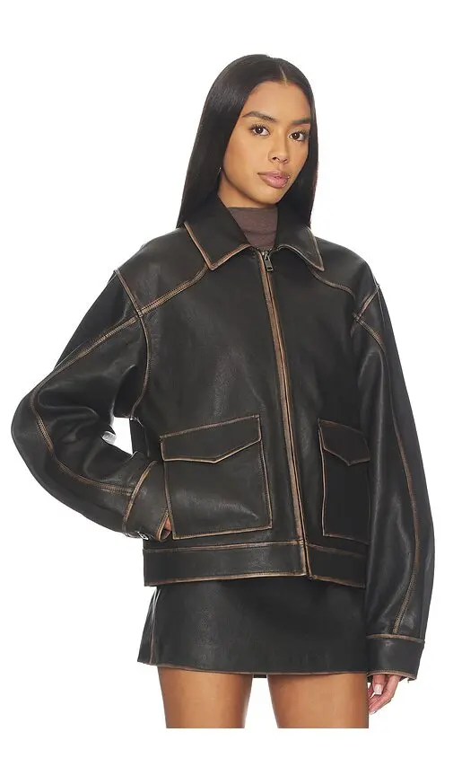 MIMCHIK Pint Leather Jacket