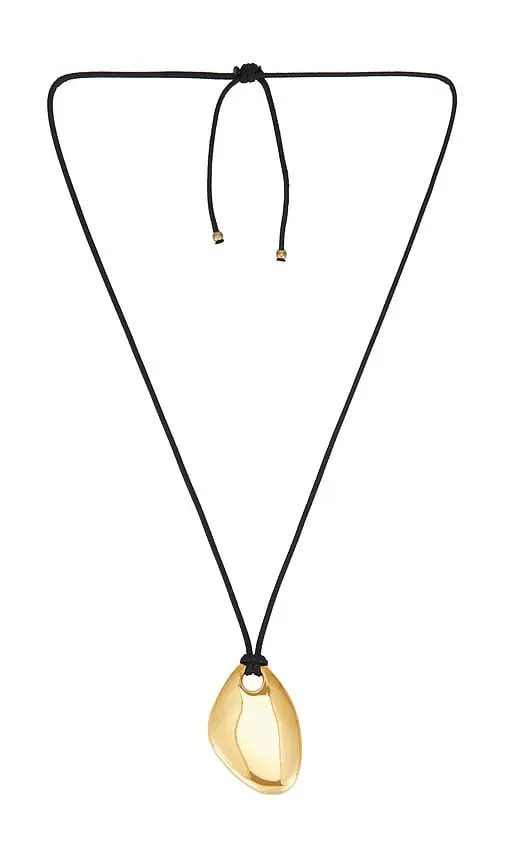 LOVERS AND FRIENDS Adeline Gold Necklace - Gold,black