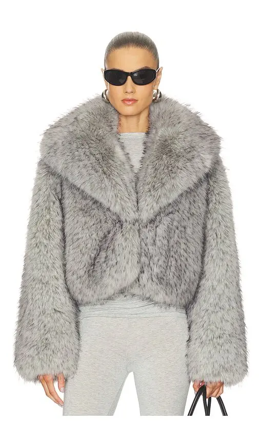 CAMILA COELHO Nuria Fur Coat