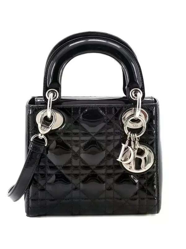 Dior Lady Cannage Quilt Mini Satchel