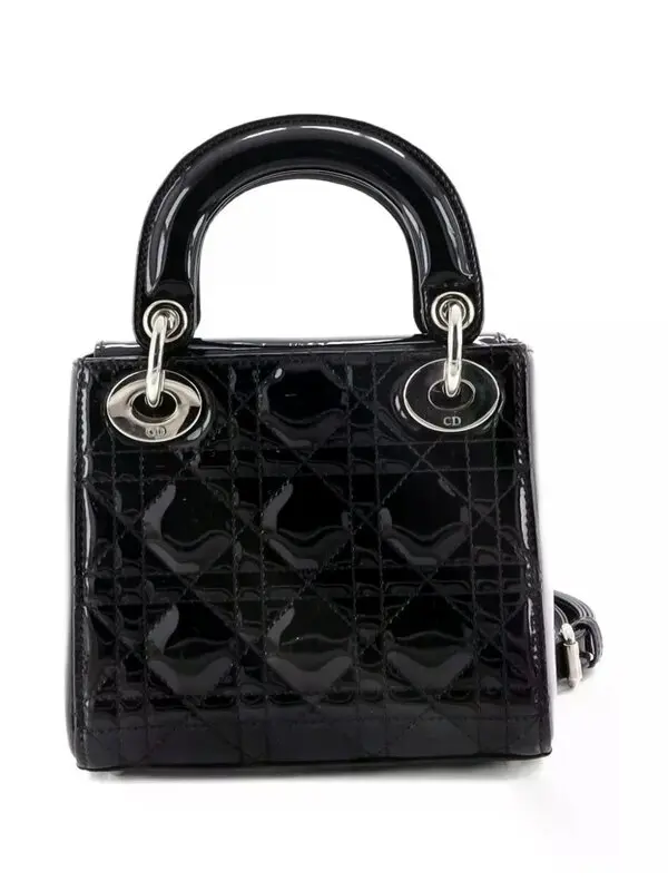 Dior Lady Cannage Quilt Mini Satchel