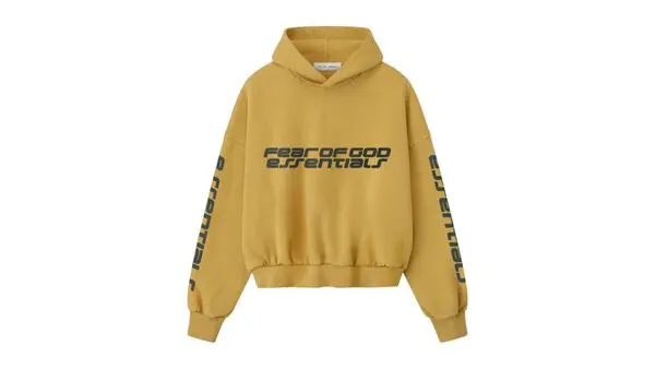 Fear Of God Essentials Cropped Relaxed Hoodie