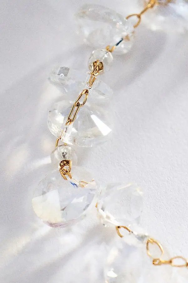 Anthropologie Dotted Crystal Bracelet