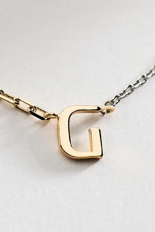 Anthropologie Monogram Necklace - G