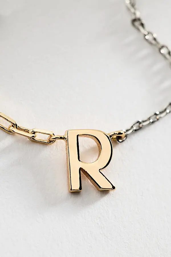 Anthropologie Monogram Necklace - R