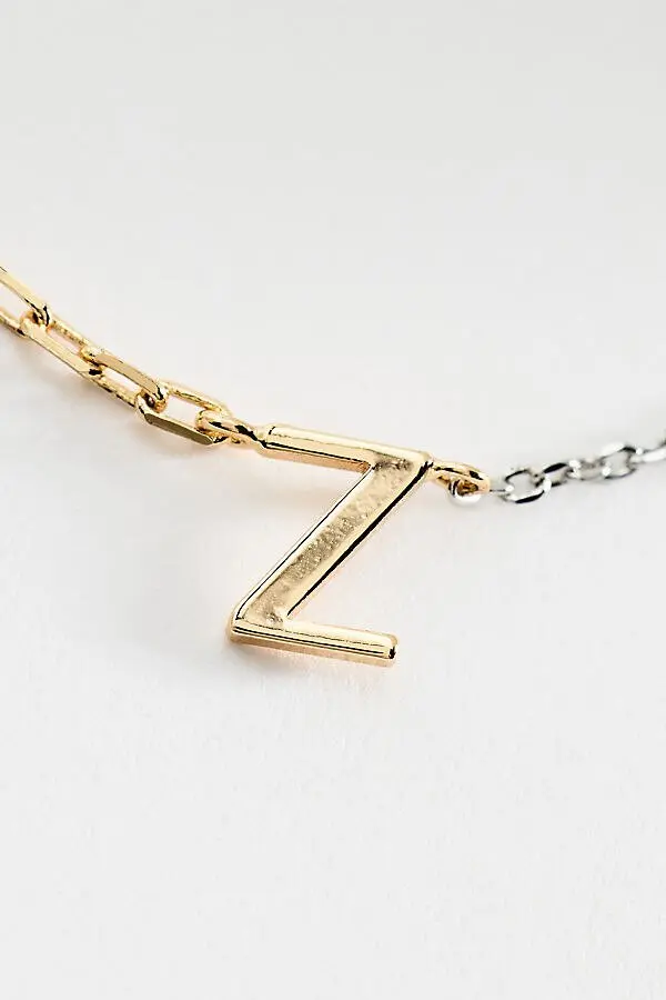 Anthropologie Monogram Necklace - Z