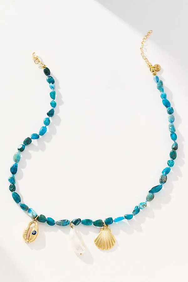 Maison Irem Delphe Necklace - Blue