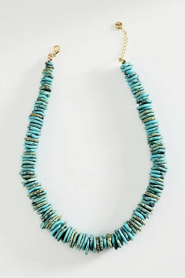 Maison Irem Athens Howlite Necklace - Turquoise