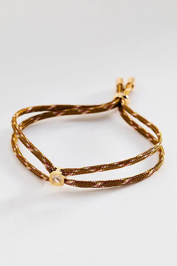 Anthropologie Corded Layer Bracelet - Gold