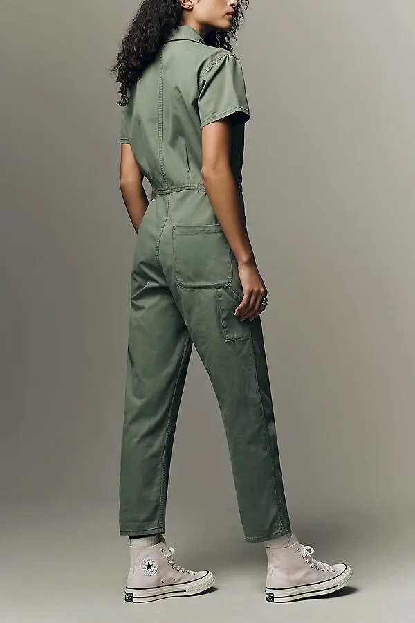 PISTOLA Grover Short Sleeve Field Jumpsuit