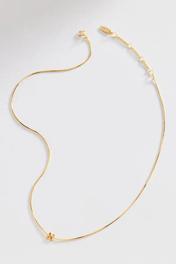 Maeve Logo Necklace - Gold