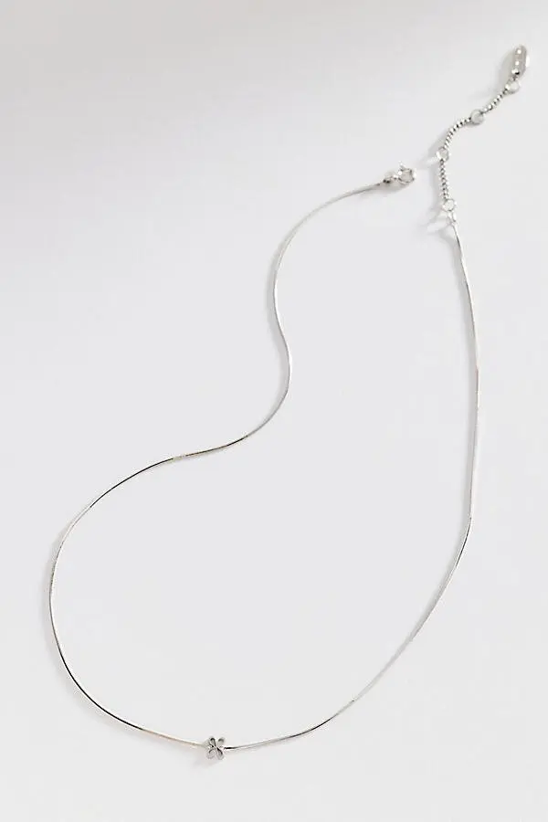 Maeve Logo Necklace - Silver