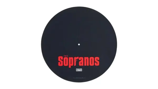 Kith X The Sopranos Vinyl Slip Mat Cover - Black