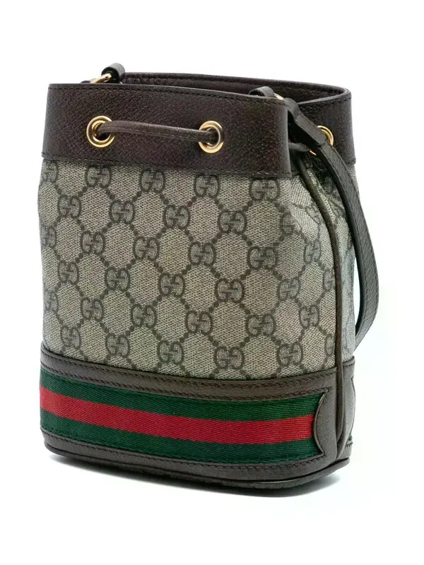 Gucci Mini Gg Supreme Ophidia Bucket Bag