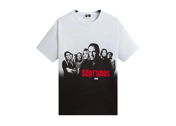 Kith X The Sopranos Ombre Poster Vintage Tee Shirt - White