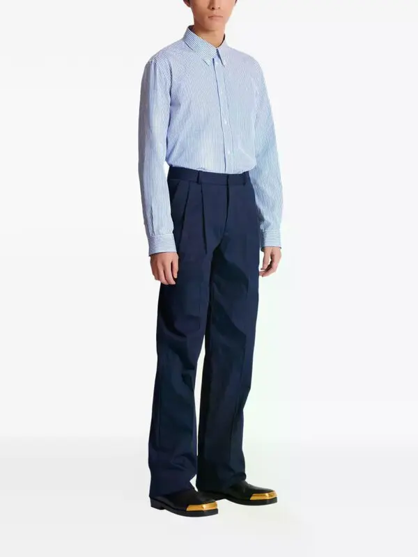 Balmain Darted Twill Trousers