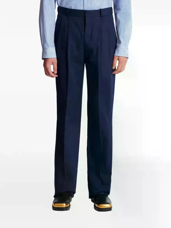 Balmain Darted Twill Trousers