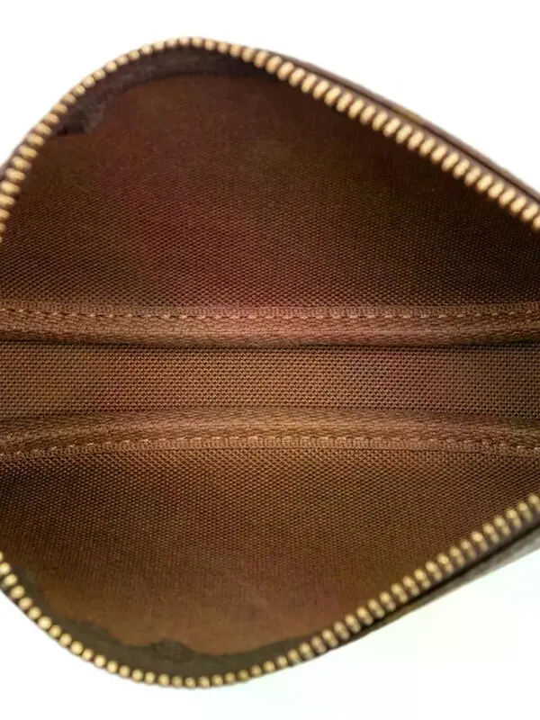 LOUIS VUITTON 2004 Monogram Mini Pochette Accessoires Handbag - Brown