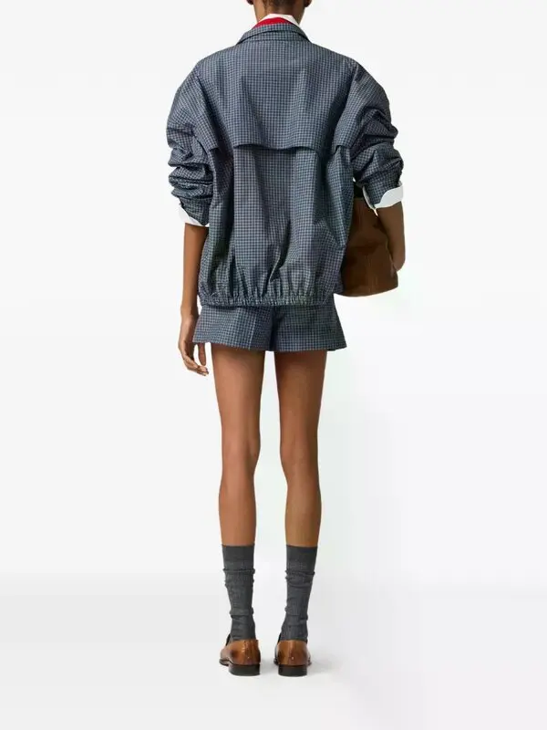 Miu Miu Navy Check Skort