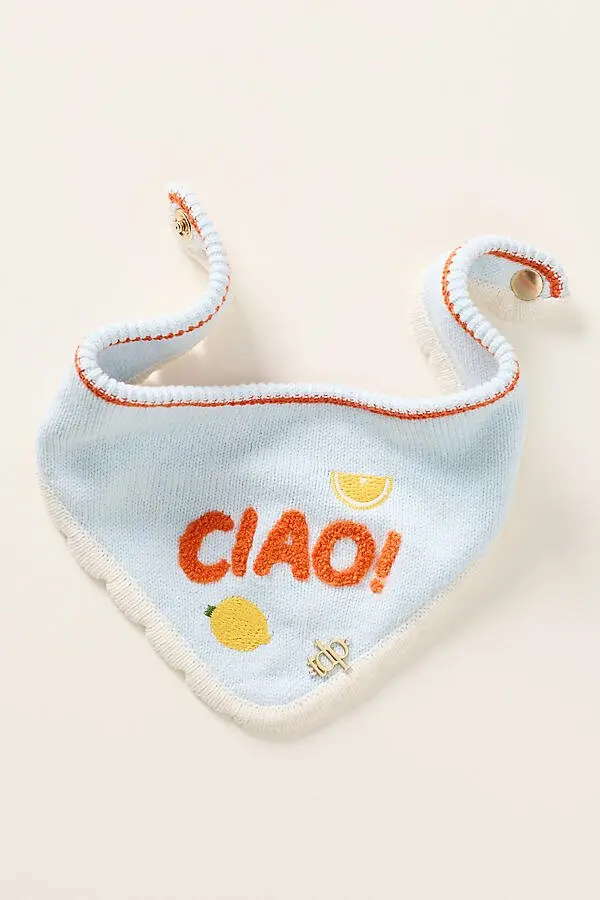 THE DELUXE PUP Italian-spired Pet Bandana - Ciao