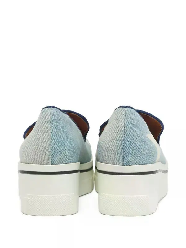 Stella McCartney Star Motif Platform Sole Sneakers - Blue