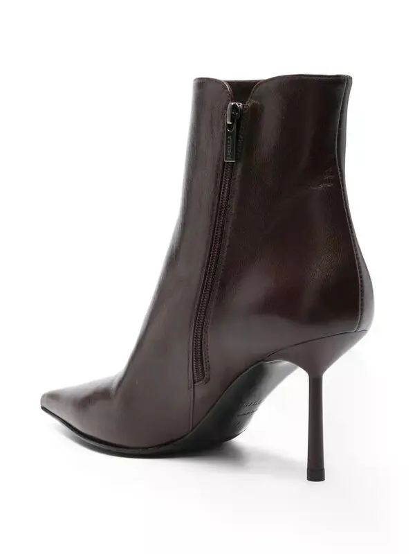 LE SILLA 80mm Bella Pointed-toe Stiletto Boots - Red