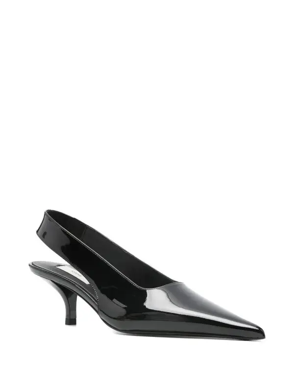 TOTEME Pointed Slingback Pumps - Black