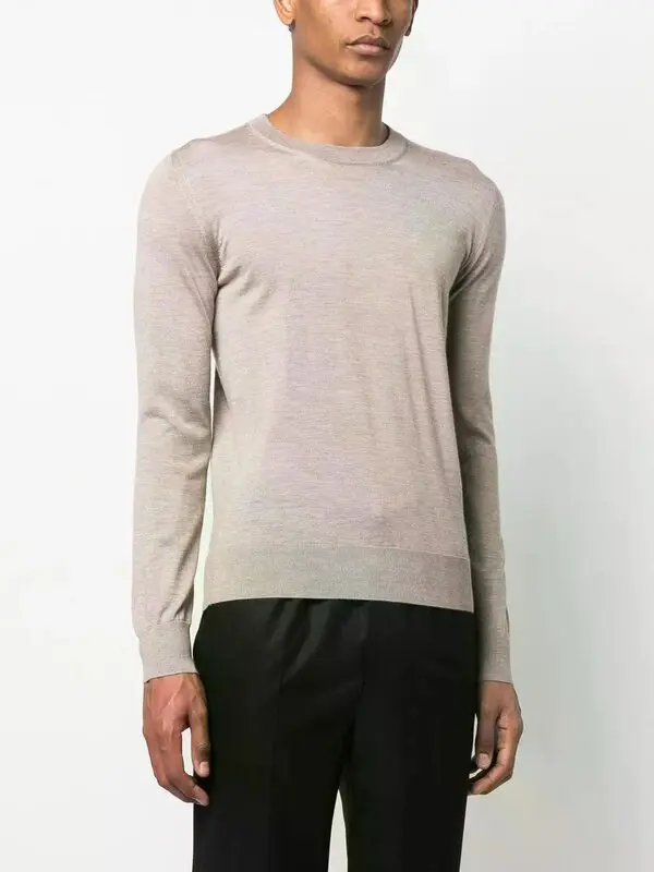 Brioni Crew-neck Cashmere-silk Jumper