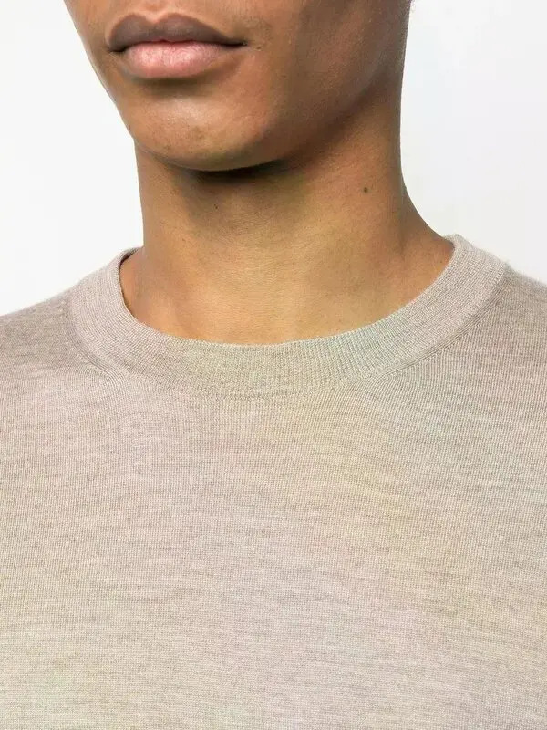 Brioni Crew-neck Cashmere-silk Jumper