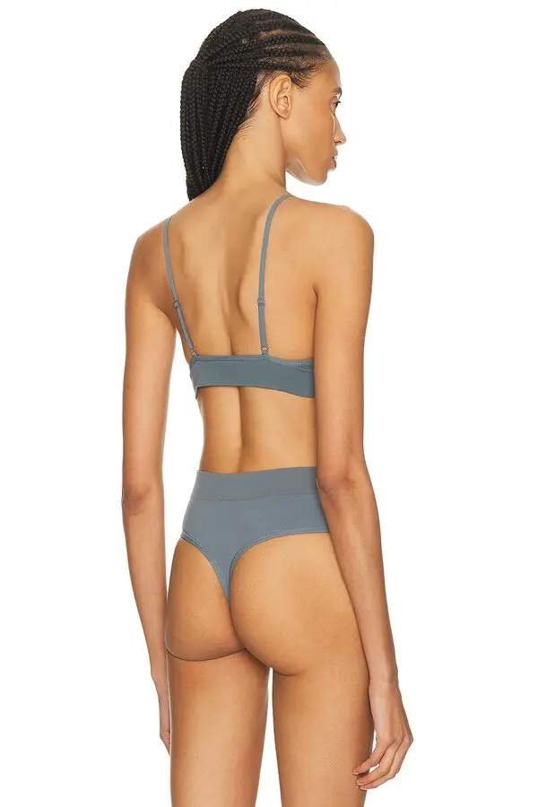 LDMA Low Show V Seamless Bralette - Slate