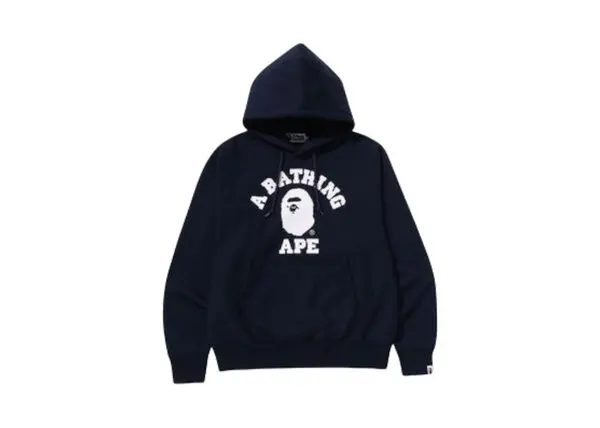 A BATHING APE Classic College Pullover Hoodie