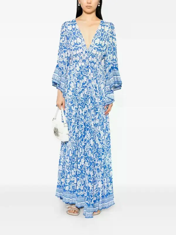 Alice + Olivia Selene Pleated Dress