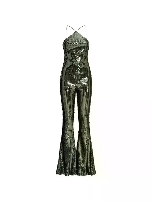 TALLER MARMO Sequin-embellishment Jumpsuit - Grey