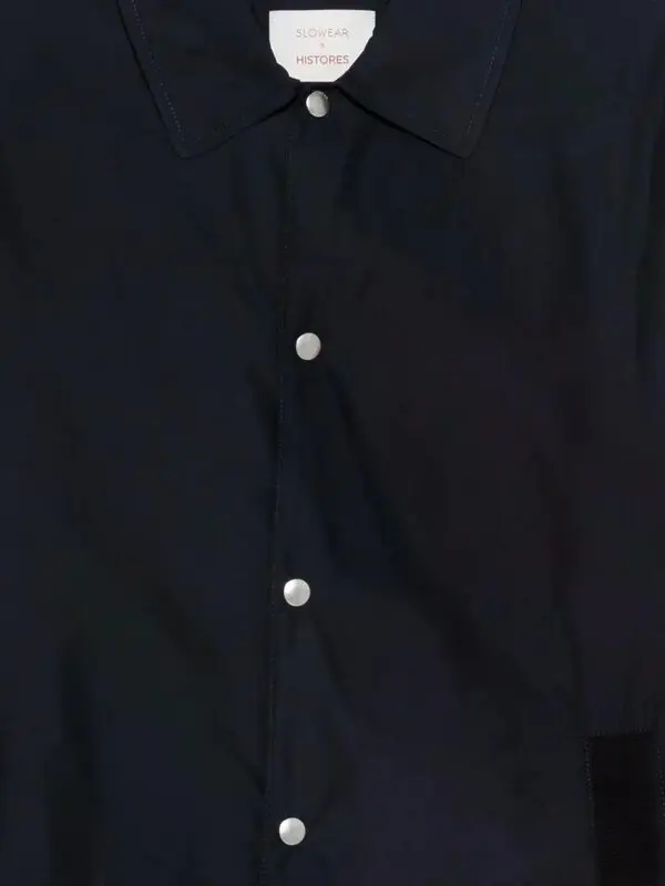 SLOWEAR X Histores Buttoned Jacket - Blue