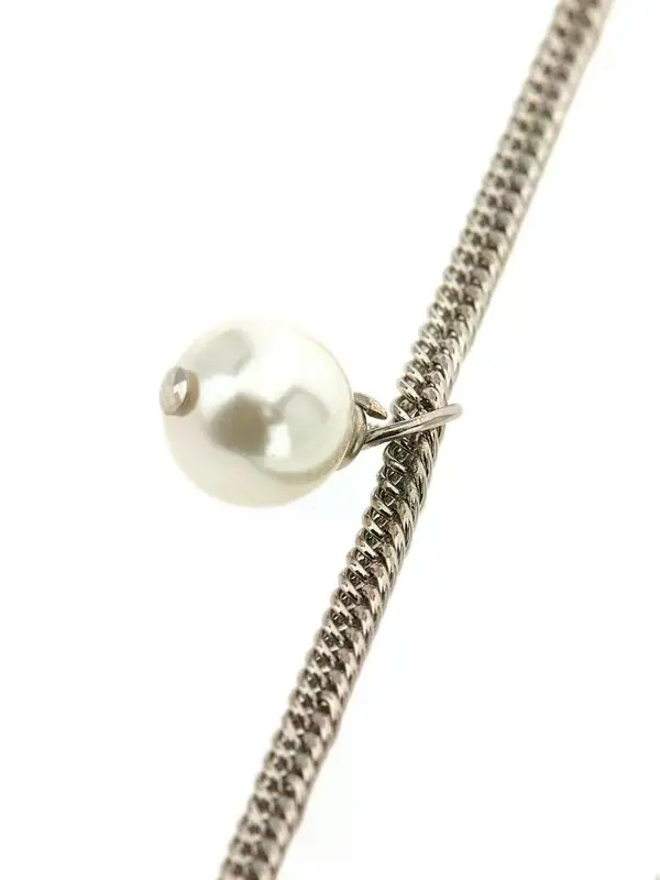JIL SANDER 601 Handmade Pearl Pendant Necklace