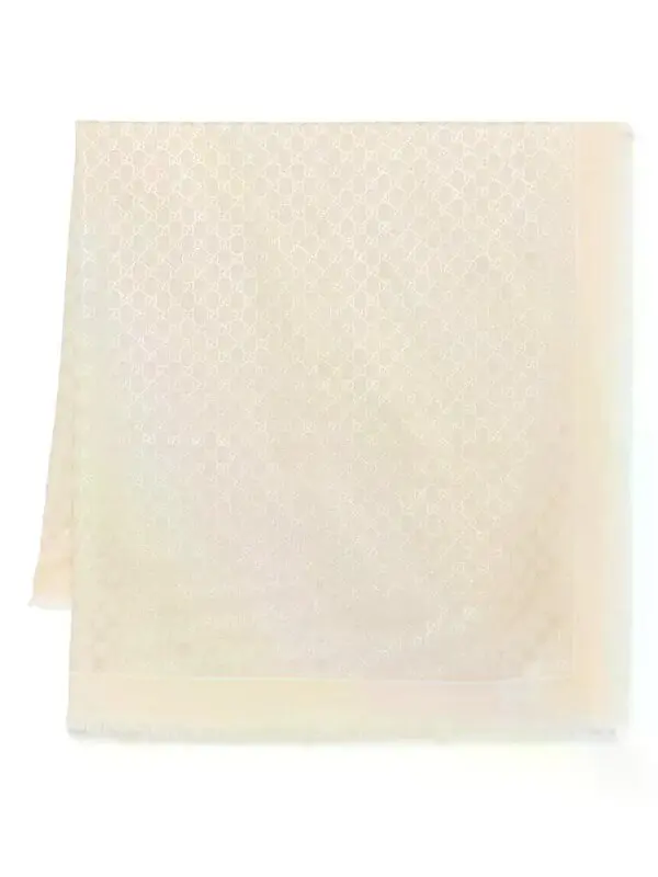 Gucci Gg Wool Shawl - Neutrals