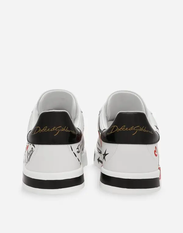 Dolce & Gabbana Portofino Cuore Sneakers - Multicolor