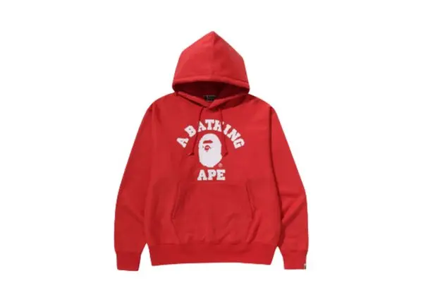 A BATHING APE Classic College Pullover Hoodie
