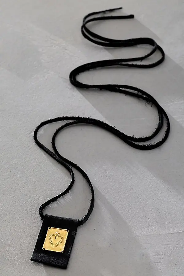 IWONA LUDYGA DESIGN Sagarado Leather Pendant Necklace
