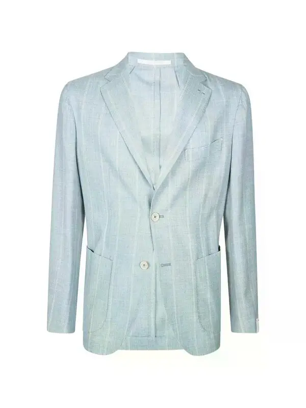 Eleventy Single-breasted Blazer - Blue