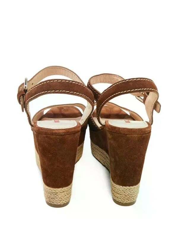 Prada Ankle-strap Wedged Sandals