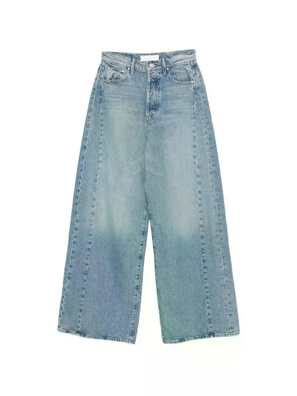 MOTHER Five-pocket Wide Leg Jeans