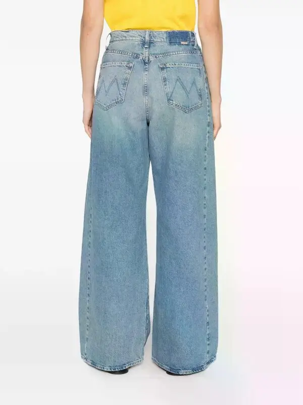 MOTHER Five-pocket Wide Leg Jeans