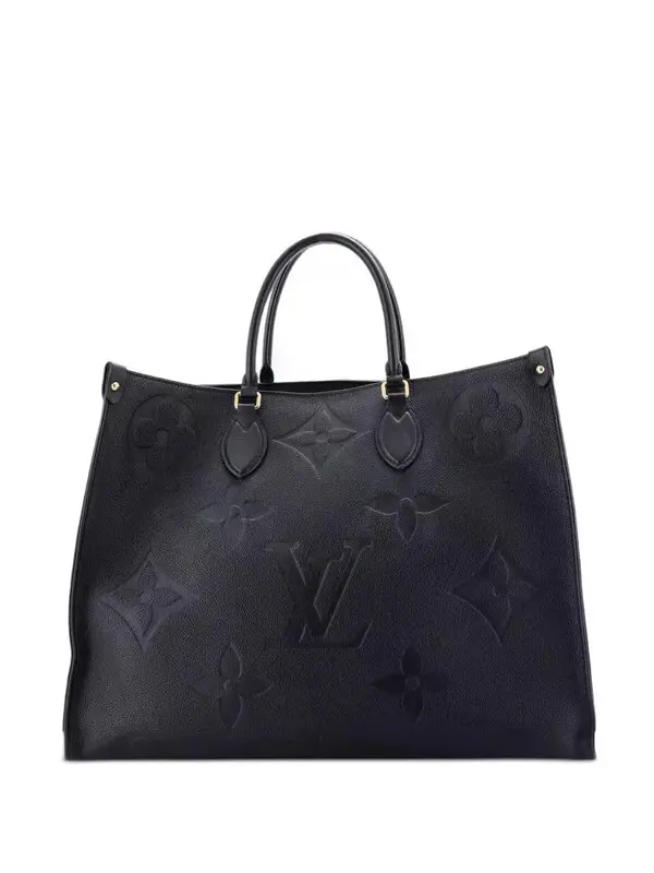 LOUIS VUITTON Onthego Monogram Empreinte Giant Gm Tote Bag - Black
