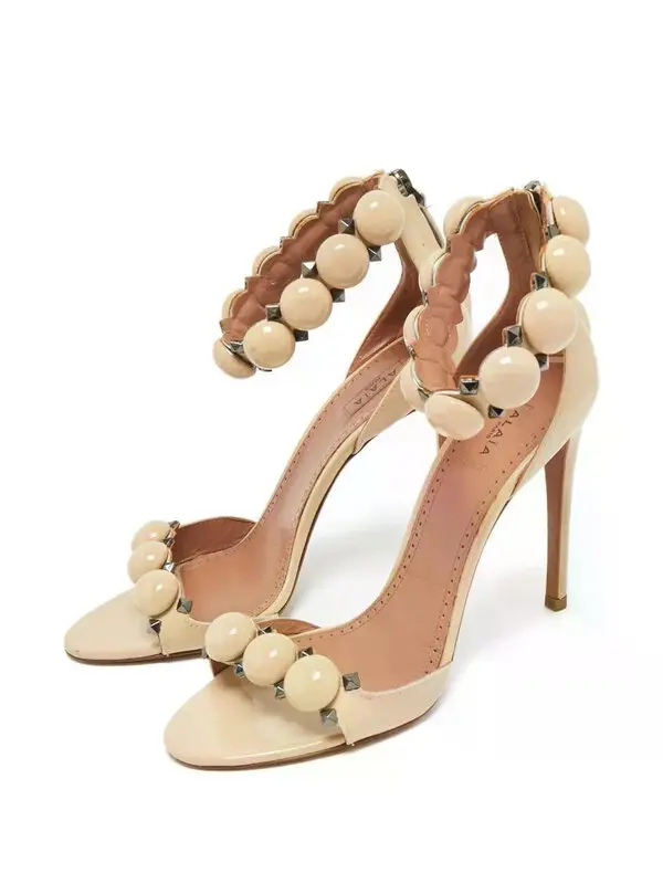 Alaïa Bombe Beaded Sandals