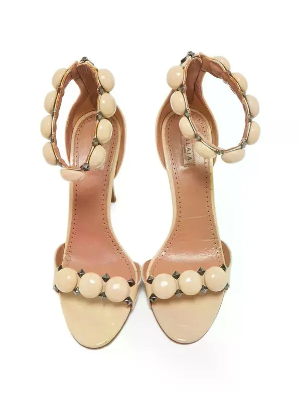 Alaïa Bombe Beaded Sandals